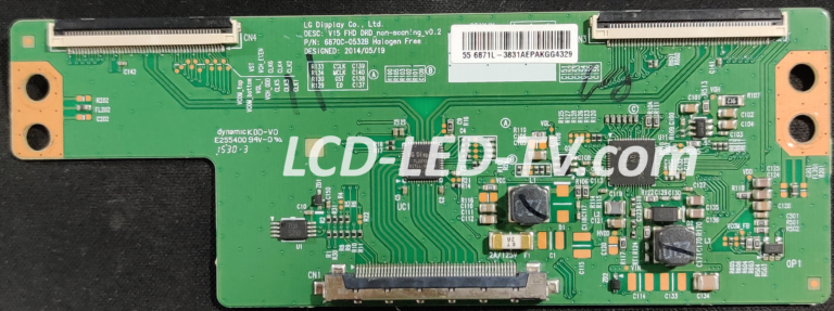 LG T-con Board Voltage and Signal Details